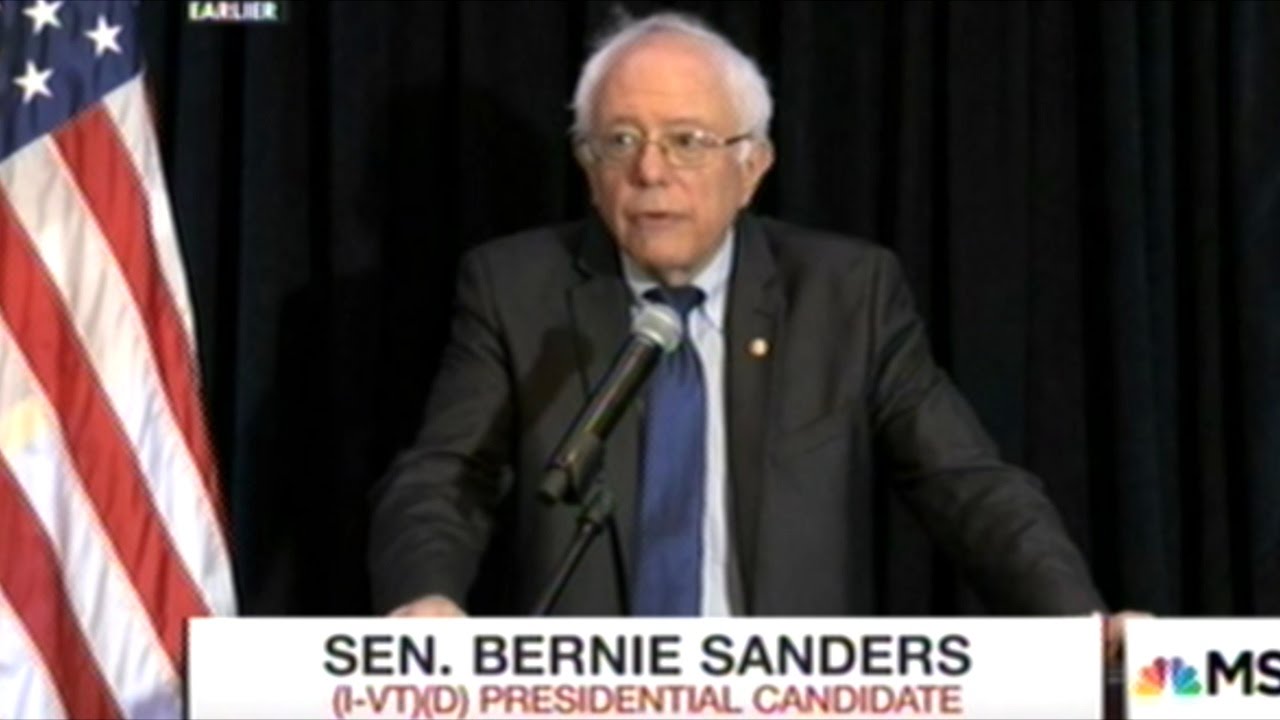Bernie Sanders "What Happened Yesterday In Arizona Is A Disgrace ...