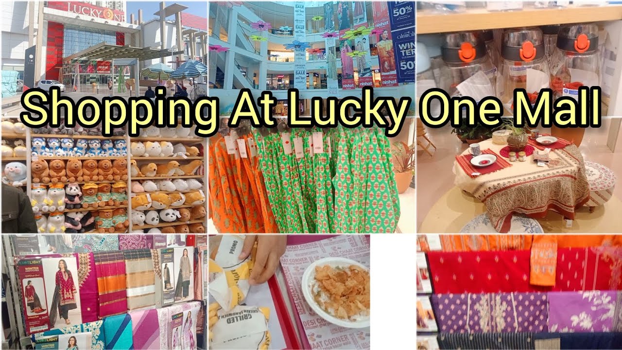 Shopping At Lucky One Mall ||Miniso|khaadi|Limelight|GullAhmed|Saya ...