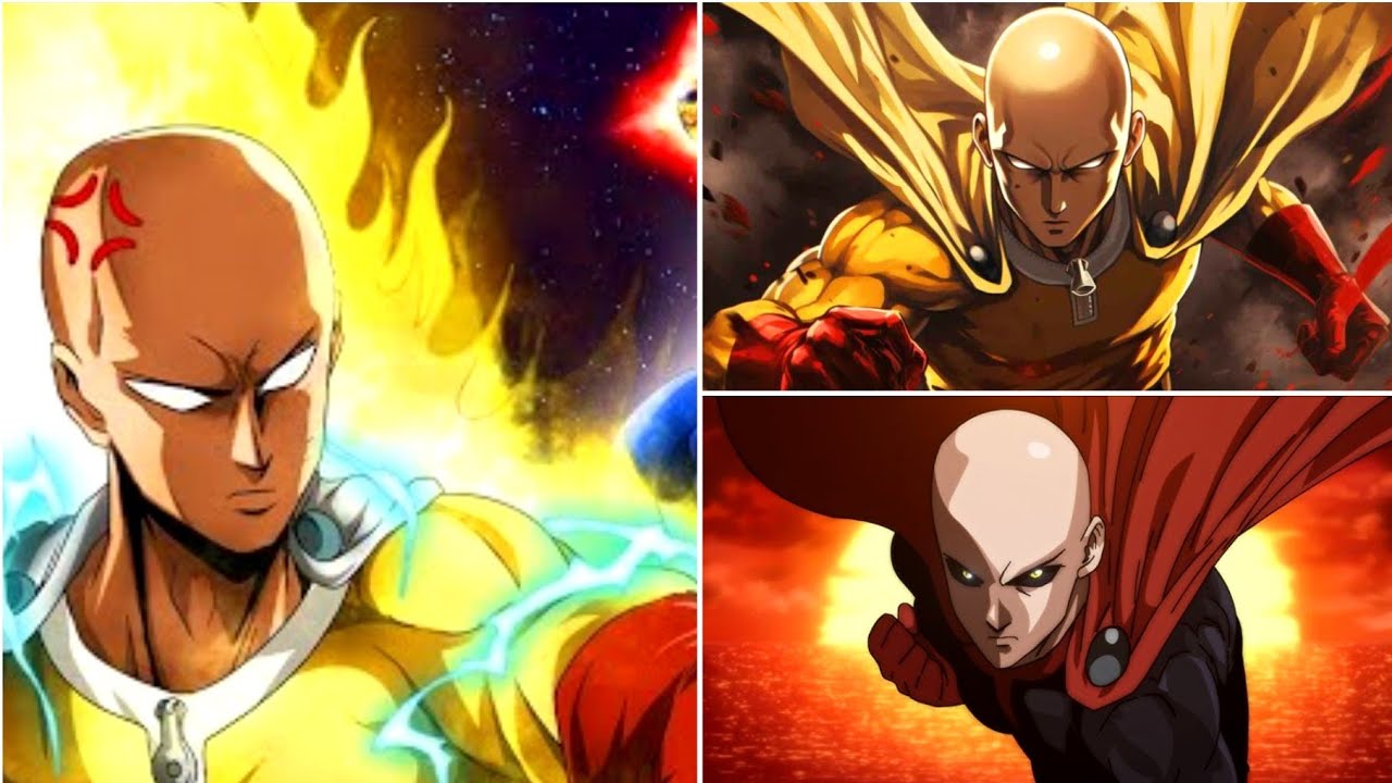 Saitama Full Power VS Evil Saitama & Saitama (One Punch Man) | Fan ...