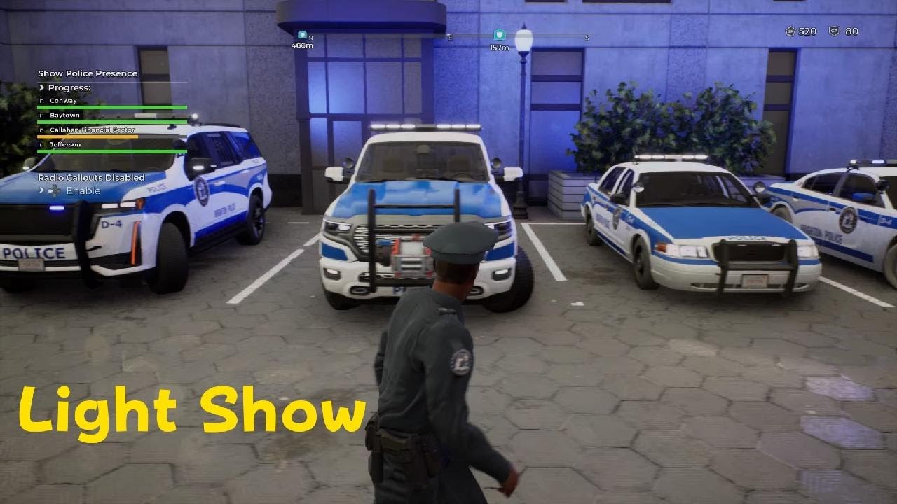 Police Simulator : Updated Light show of New Vehicles - YouTube