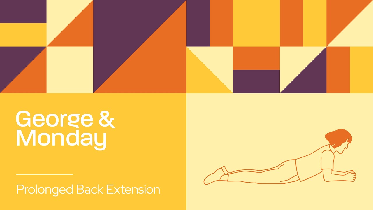 Posture Exercises - PROLONGED BACK EXTENSION - YouTube