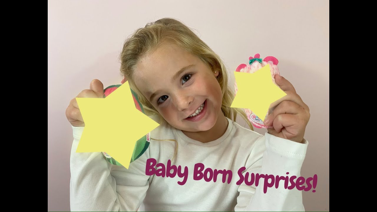 Unboxing Baby Born Surprise Doll and Baby Born Surprise Pet Toy Review ...