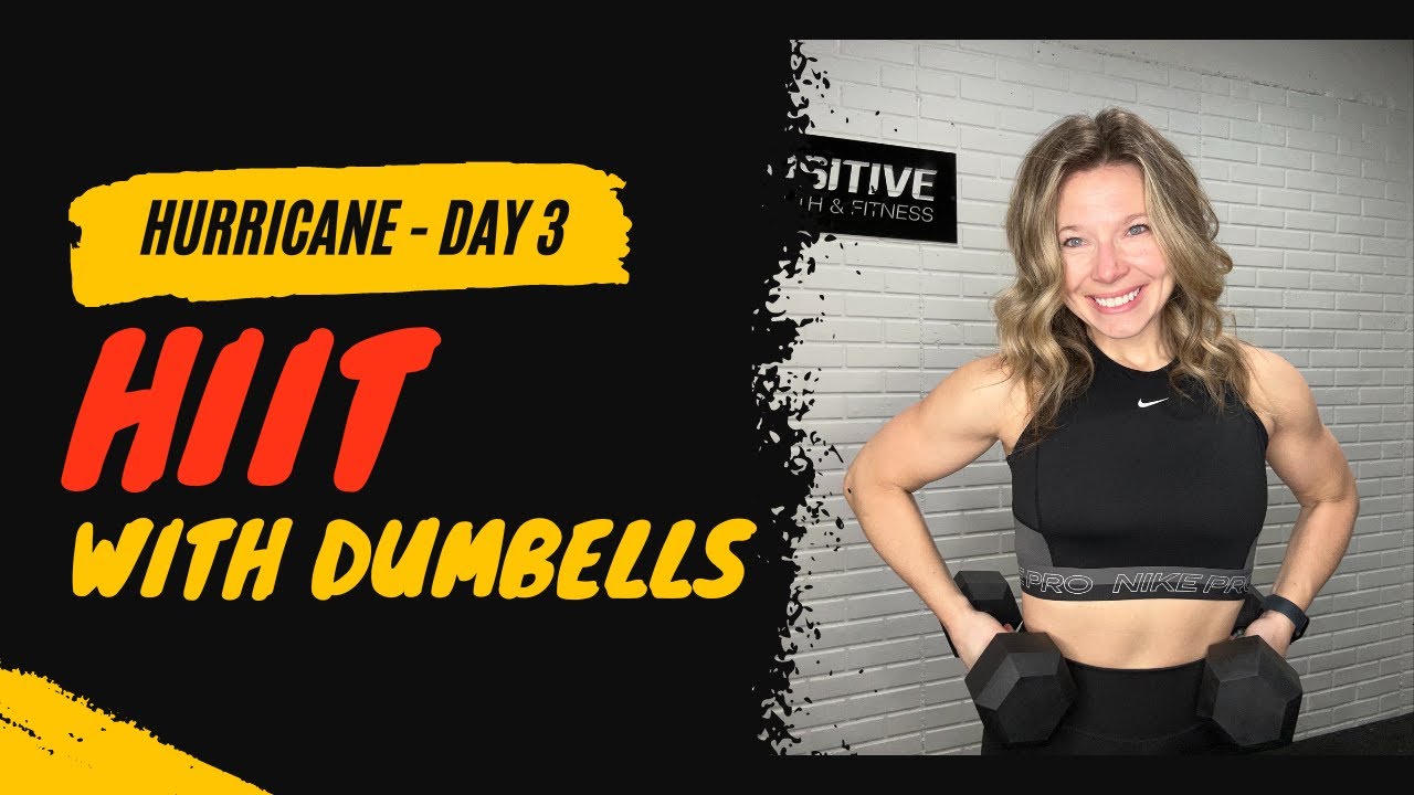 HIIT with Dumbells - HURRICANE Series - DAY 3 #fullbodyworkout - YouTube