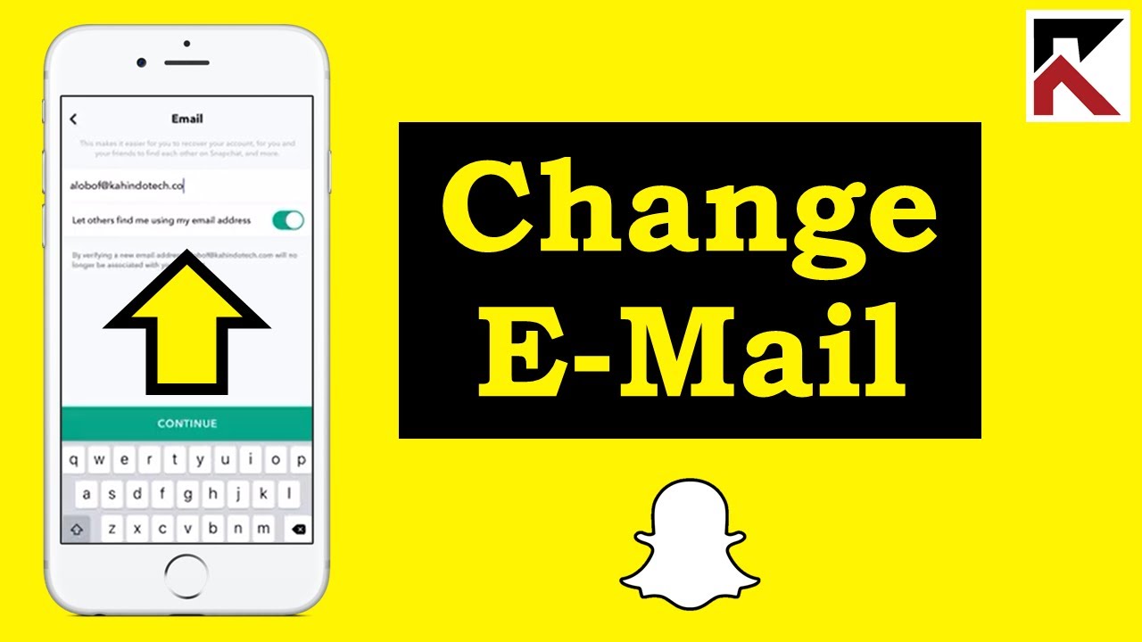 How To Change Your Email On Snapchat - YouTube