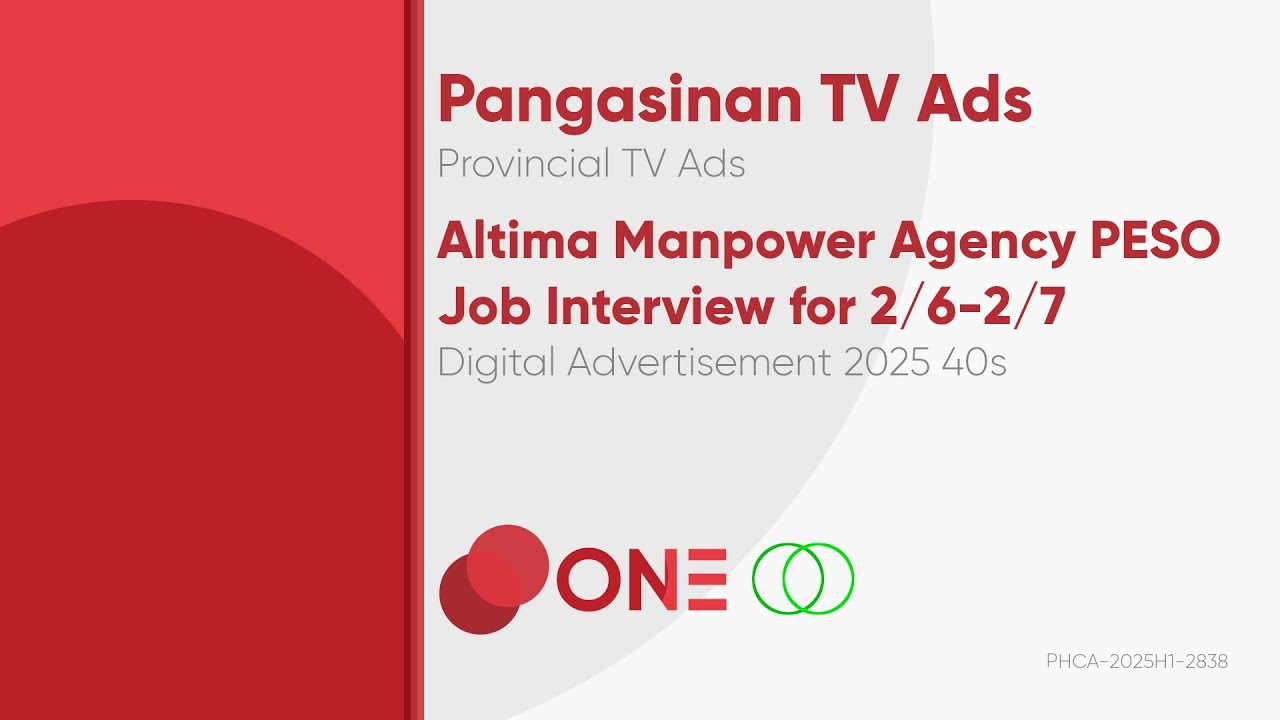 Altima Manpower Agency PESO Job Interview for 2/6-2/7 Digital Ad Q1 ...
