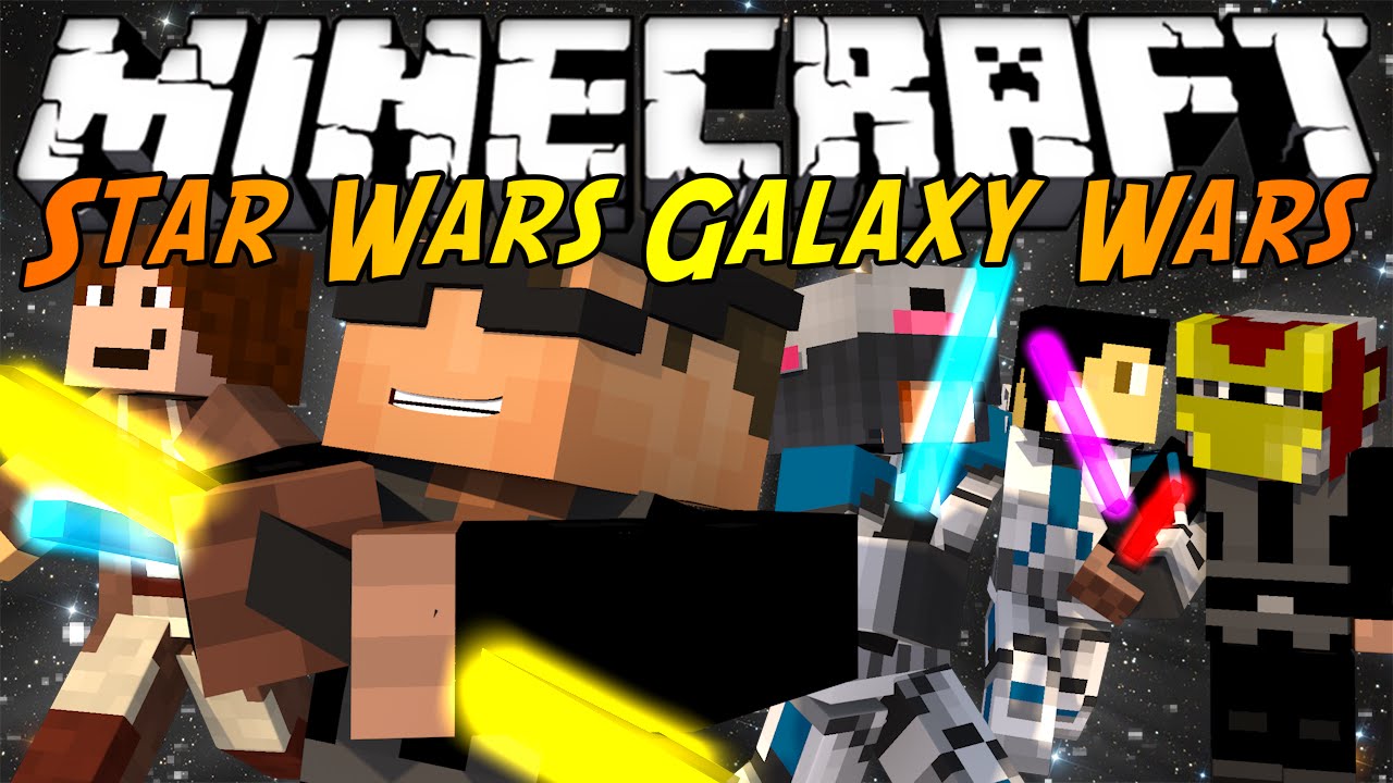Minecraft Mini-Game : GALAXY WARS! (Star Wars Mini-Game) - YouTube