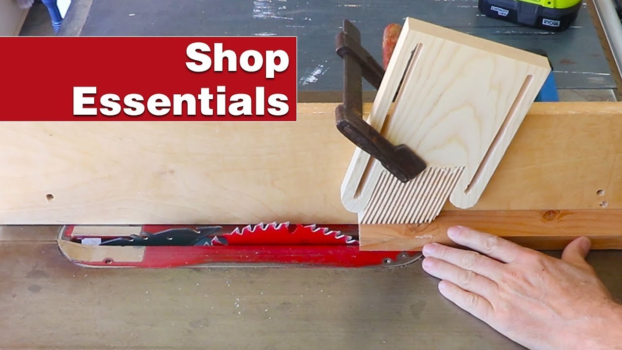 This simple jig will give you much better cuts. Essential woodworking ...