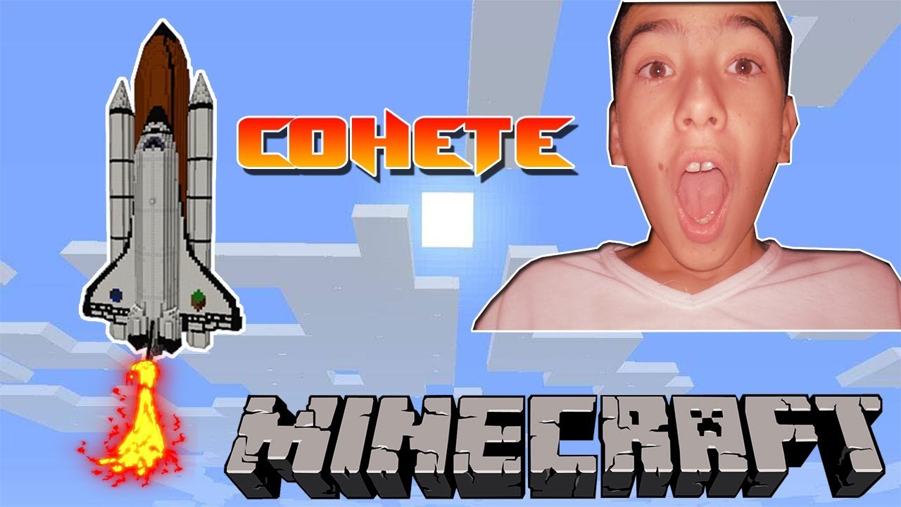 MINECRAFT: ¡¡COMO HACER UN COHETE!! FACIL y RAPIDO ¡¡ SIN MODS ...