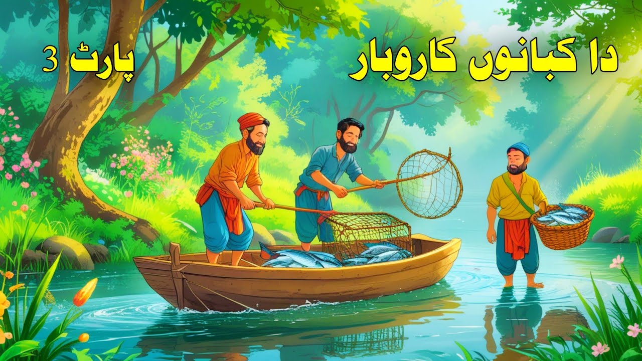 Aslam Hunting Fish Moral story Part 3 |دا کبّانو کاروبار پارٹ دریم ...