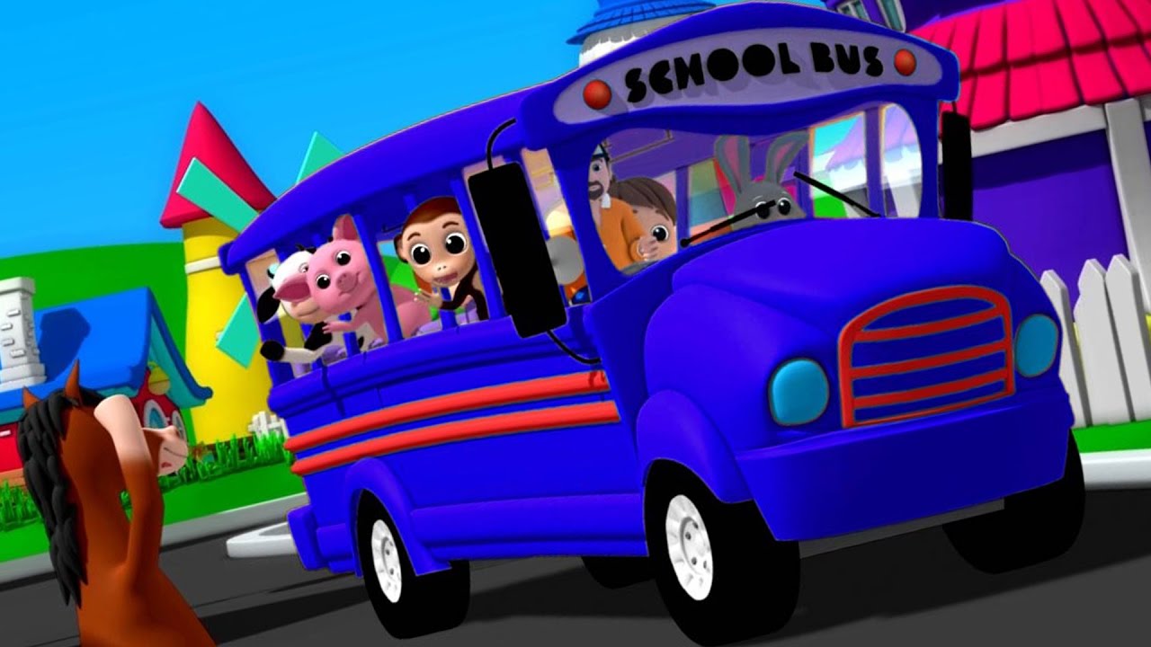 Luke & Lily - Wheels On The Bus | Nursery Rhymes Songs | Video For Kids ...