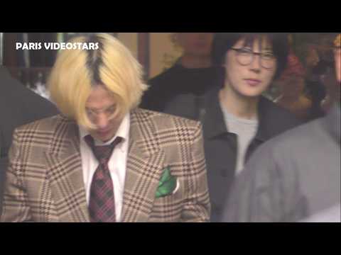 G-DRAGON GD 권지용 BIGBANG leaving his hotel @ Paris 21 september 2026 two days after the live show