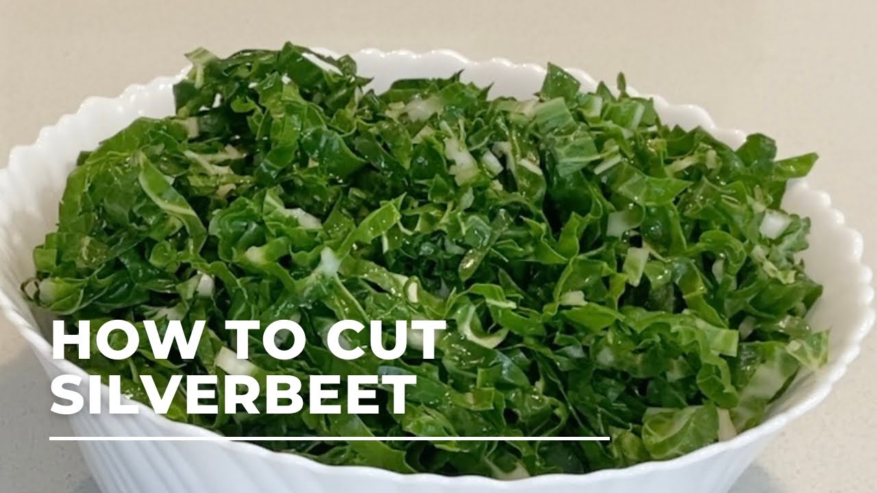How to cut silverbeet - YouTube