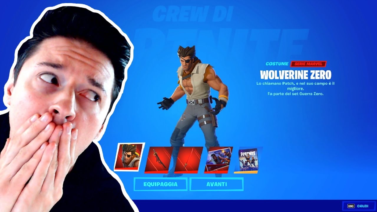 MI MANCAVA la CREW di FORTNITE con WOLVERINE ZERO! - YouTube