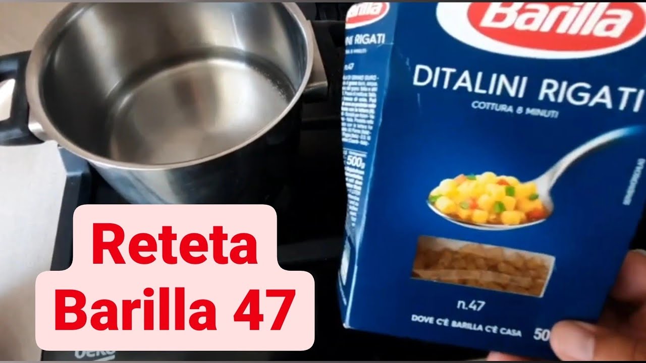 Reteta Barilla 47 pentru feeder - YouTube