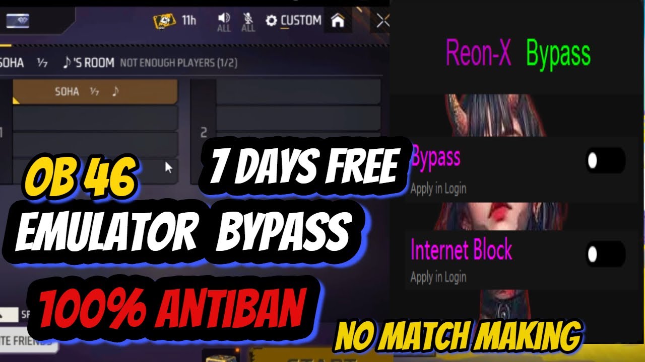 Free Fire PC Emulator Bypass💻 | Play BR Rank Match From Any Emulator Antiban Anti blacklist 📵 ...
