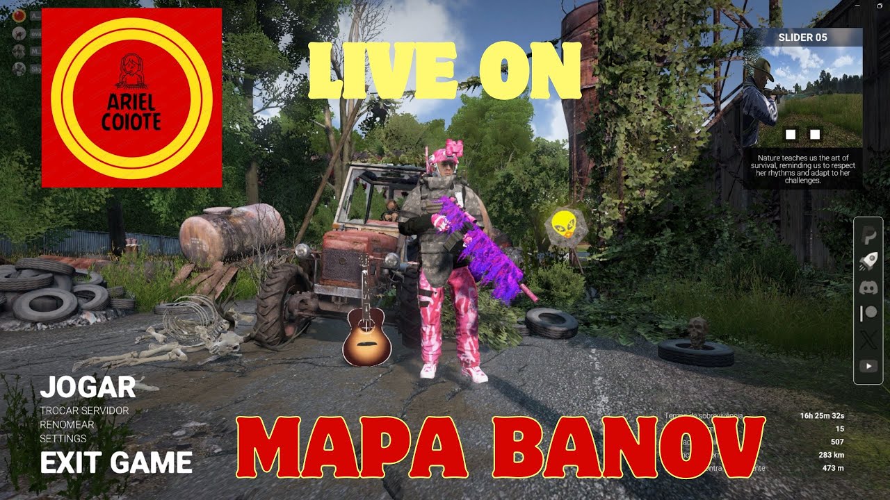 Live Dayz , Mapa banov com a galera aprocura dos bots - YouTube