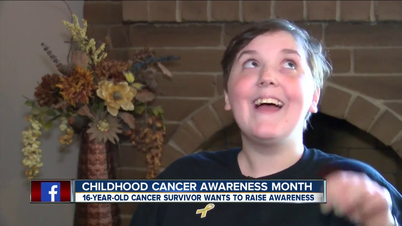 16-year-old cancer survivor wants to raise awareness about childhood ...