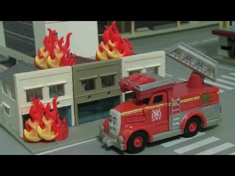 토마스와 친구들 장난감 소방차 Thomas and Friends Fire Train Toys - YouTube