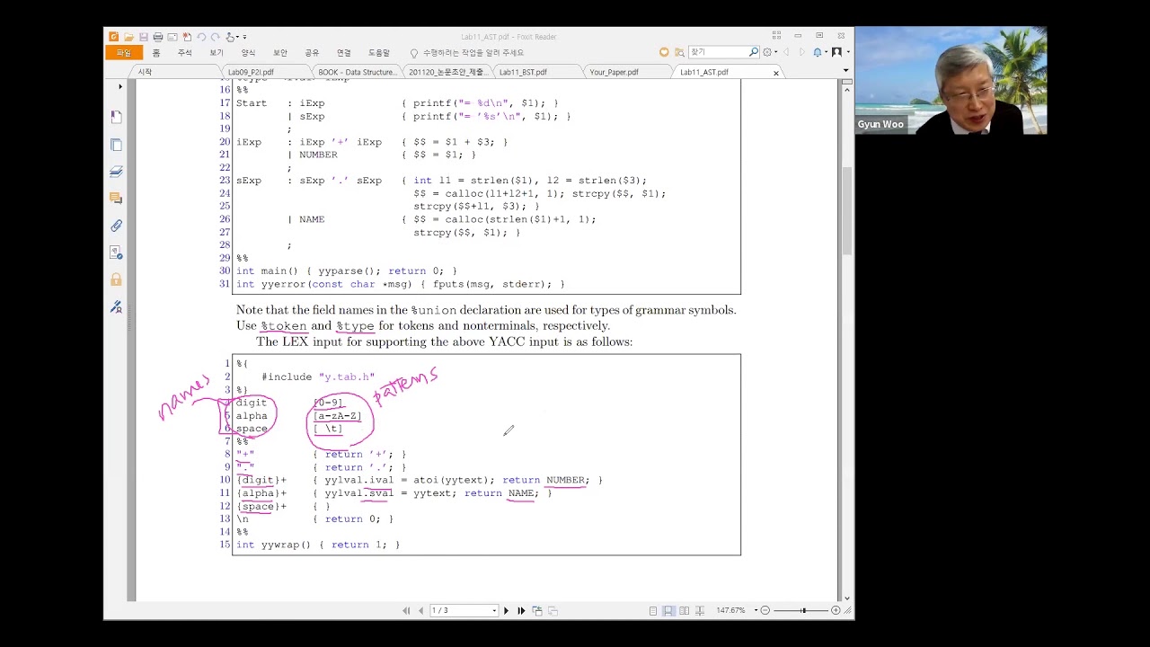 Compiler Lab 11: Making the AST Using Bison - YouTube