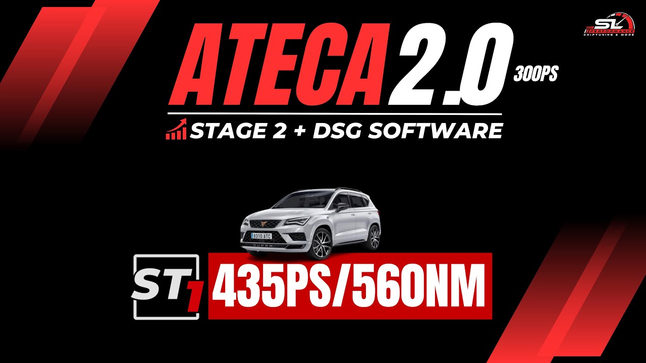 Seat Ateca 2.0TSI 300PS Evo 4 Motor - Was geht mit Stage 1 / 2? | SL Performance Chiptuning ...