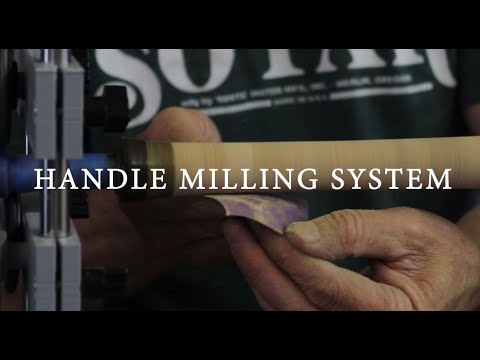 Two Hand Hardware Co. Handle Milling Station Demo - YouTube