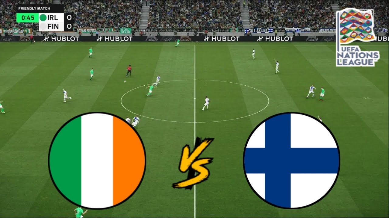 REPUBLIC OF IRELAND vs FINLAND | UEFA NATIONS LEAGUE 2024/2025 ...