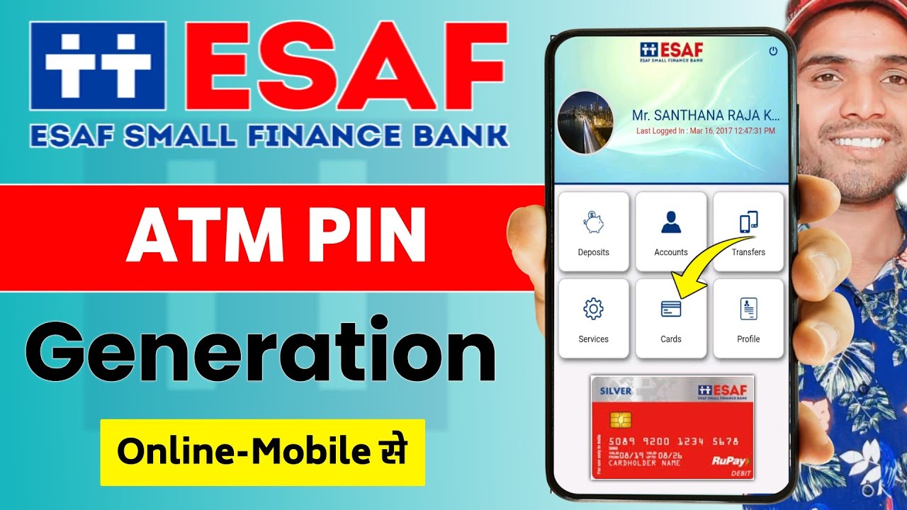 ESAF Bank Atm Pin Generation Online | ESAF Bank ATM Pin Generate Online ...