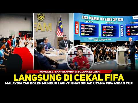 MAU MUNDUR TAPI KENA SANKSI❗️Malaysia Panas Dingin Hadapi Timnas Full Skuad di FIFA ASEAN CUP