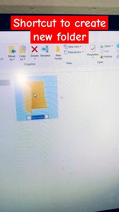 shortcut key to create a folder #computer #windows #computerknowledge #msword #trending # ...