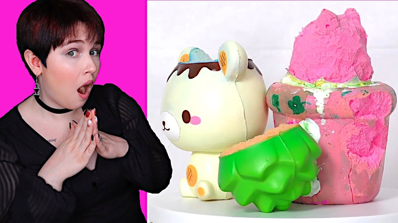 Reacting to the Most Drastic Squishy Makeover by Moriah Elizabeth - YouTube
