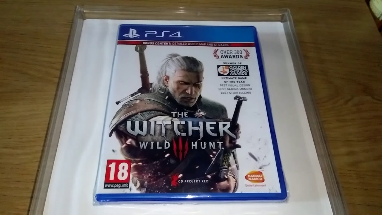 The witcher 3 wild hunt PS4 GAME BOX OVERVIEW - YouTube