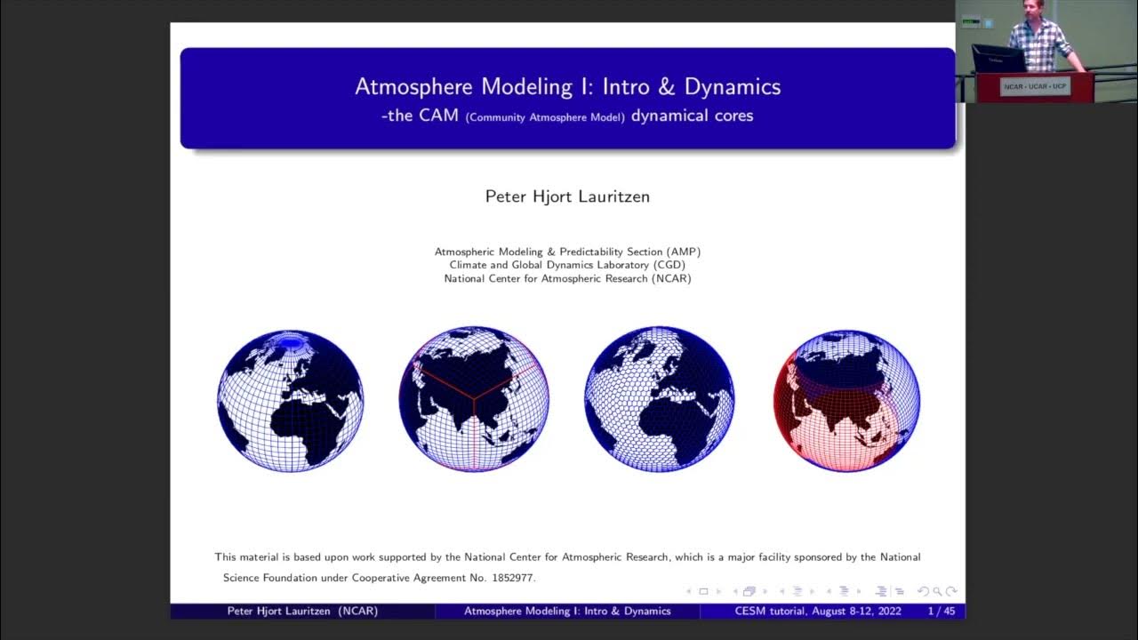 Atmosphere Modeling Intro & Dynamics - 2022 CESM Tutorial - YouTube