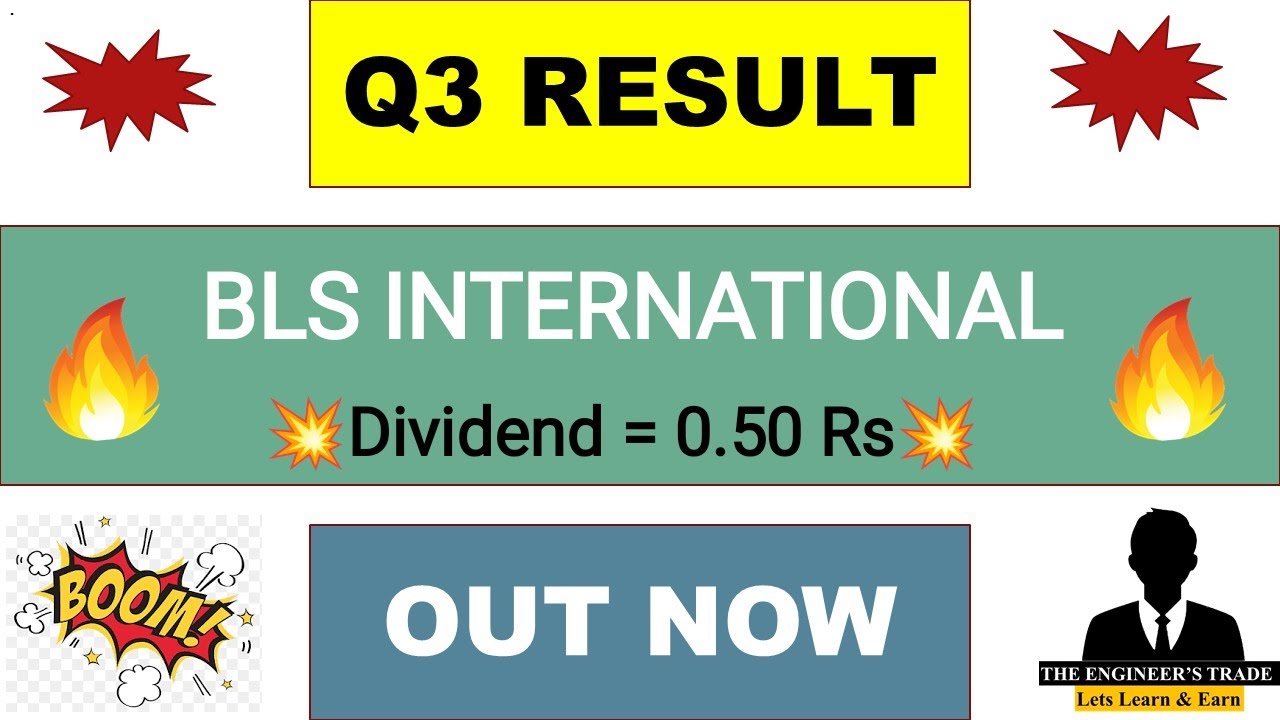 BLS international Q3 results 2023 | BLS international results today ...