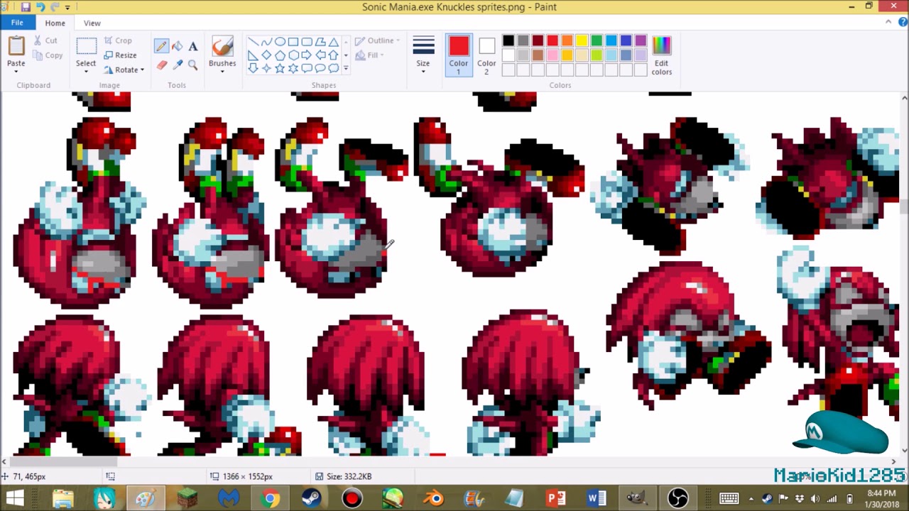 Making of Sonic Mania.EXE|Knuckles - YouTube