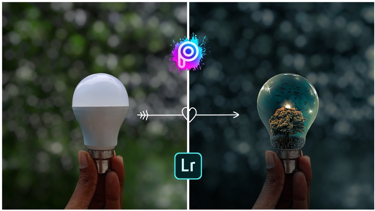 PicArt Bulb Photo Editing Tutorial|PicsArt Visual Editing|New PicsArt ...