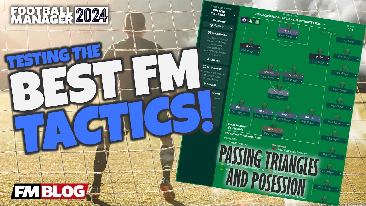 Testing the Best FM24 Tactics - Passing Triangles and Possession ...
