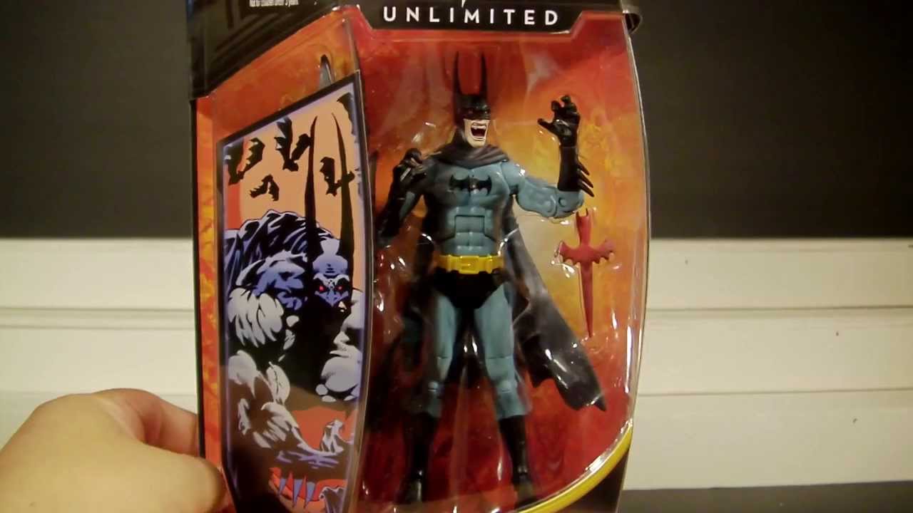 Batman Unlimited VAMPIRE BATMAN action figure toy review. - YouTube