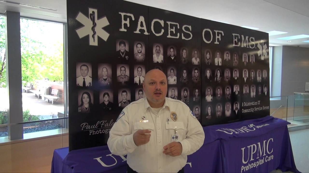 Faces of EMS, UPMC East for National EMS Week - YouTube