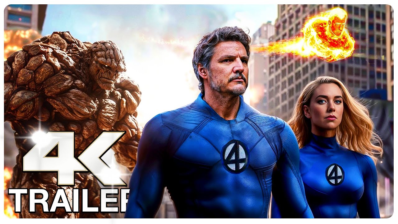 THE FANTASTIC FOUR FIRST STEPS Trailer (4K ULTRA HD) NEW 2025 - YouTube