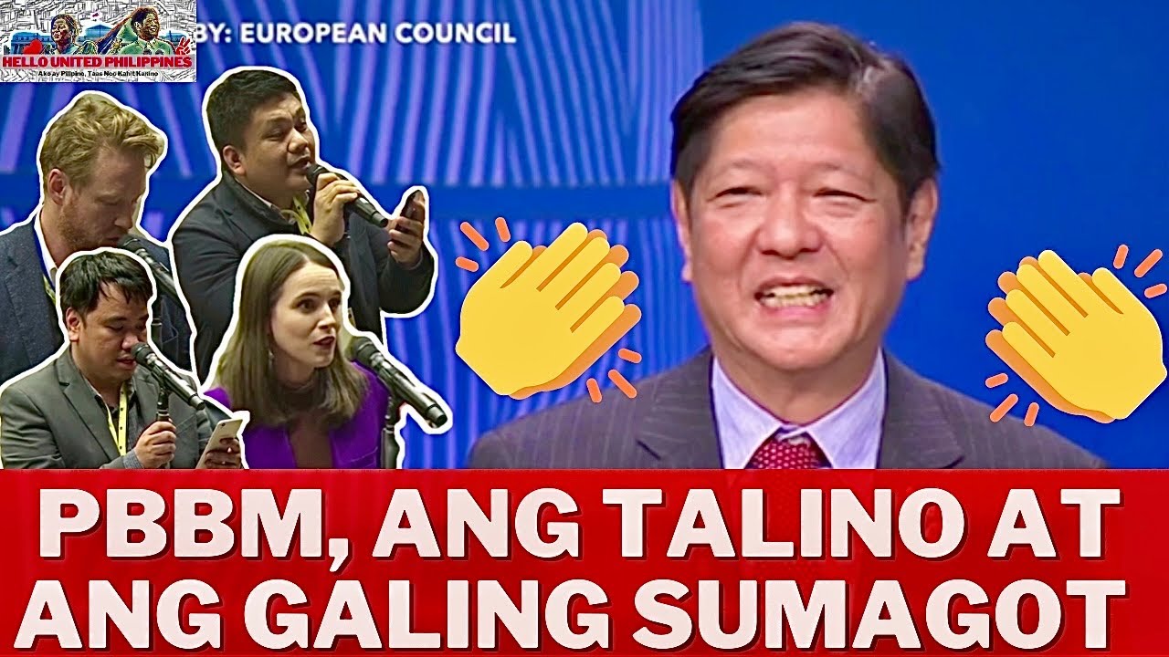 PBBM, Ang Galing Sumagot sa Press Conference ng ASEAN-EU sa Belgium ...