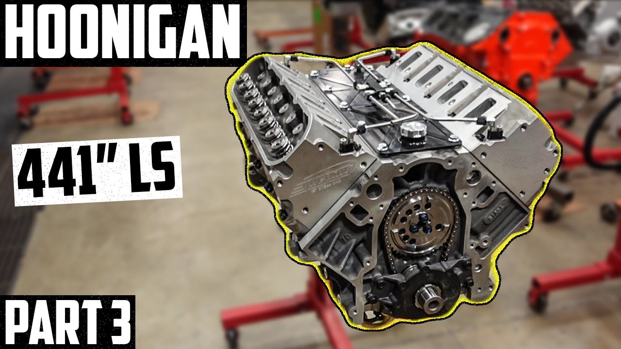 HOONIGAN 700HP 441" 13.25:1 LS Engine Build - Part 3 - YouTube