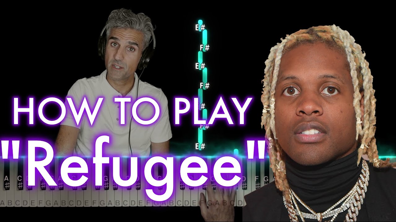 Lil Durk - Refugee PIANO TUTORIAL | Sheet Music | Chords | i'm poppin a ...