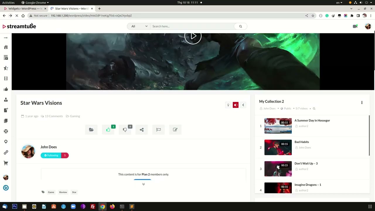 StreamTube - Collection Content Widget - YouTube