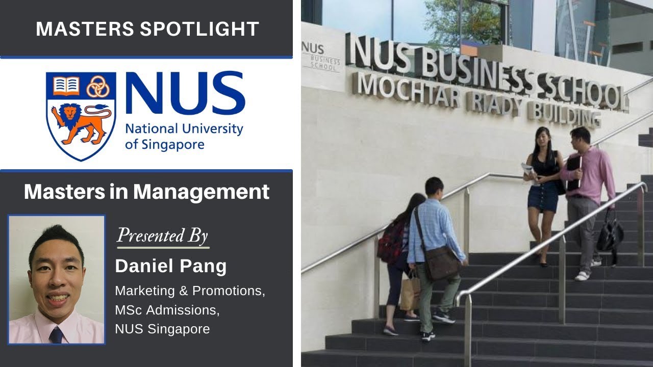 NUS Singapore Masters | Masters Spotlight 2021 | Q&A with NUS Masters ...