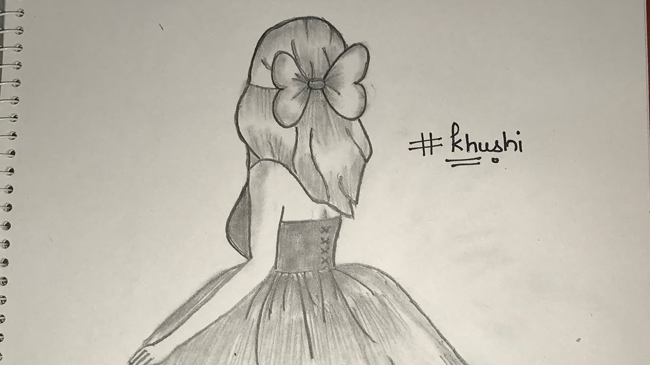 How To Draw A Girl With Pencil Shading Khushi On Amanways YouTube How To Draw A Girl With Pencil Shading Khushi On Amanways YouTube