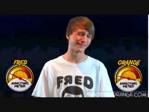 annoying orange VS fred!! - YouTube
