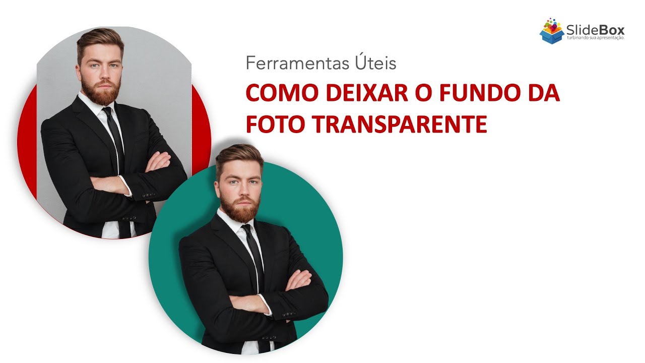 Como deixar o fundo da foto transparente - YouTube