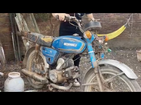 Can This Forgotten 2-Stroke Run Again After 40 Years? - Suzuki A100
