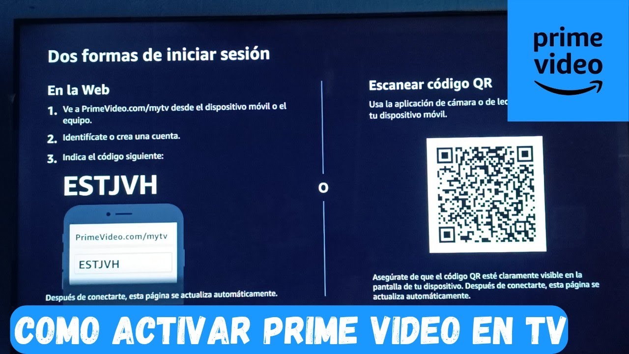 Como Activar Prime Video En La TV - YouTube