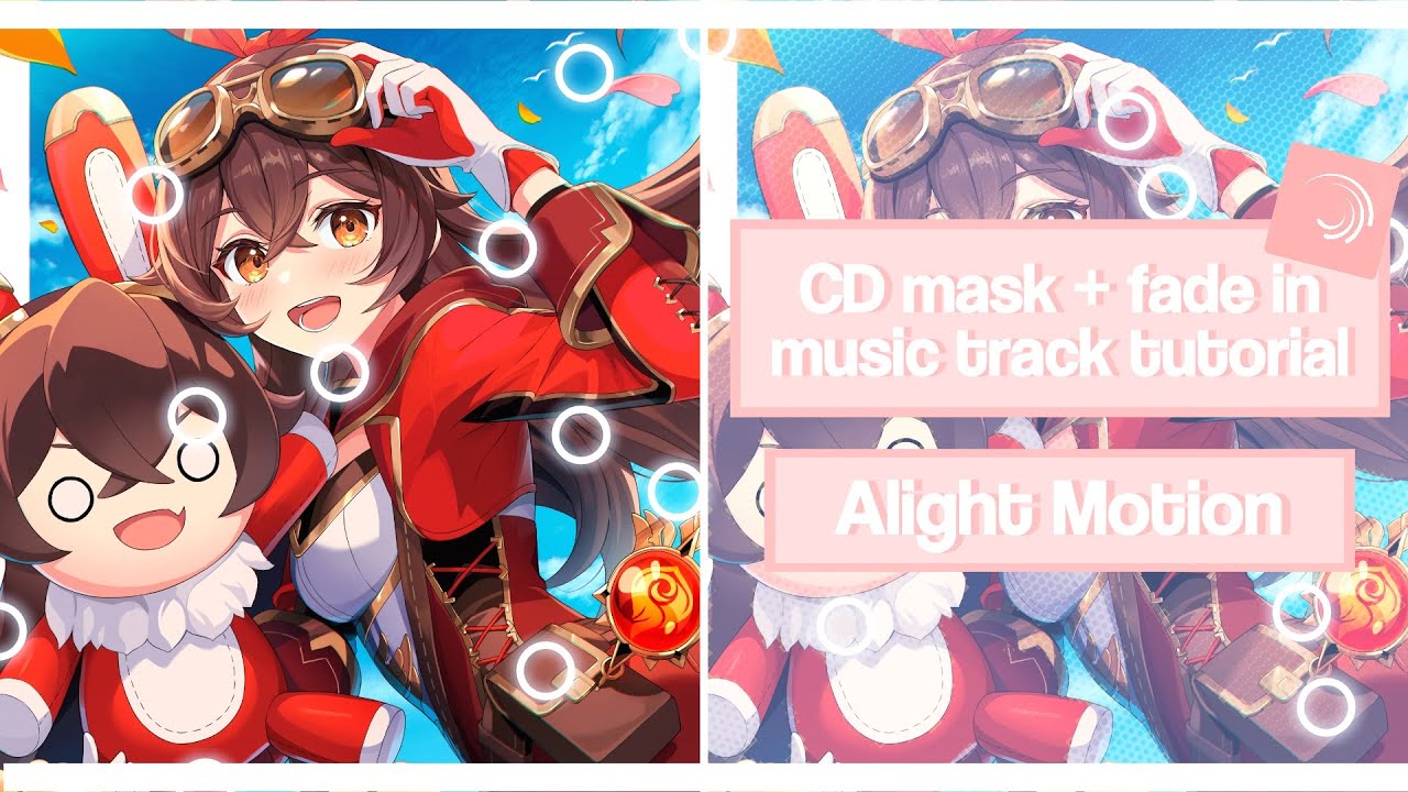 CD mask + fade in music track tutorial | Alight motion - YouTube